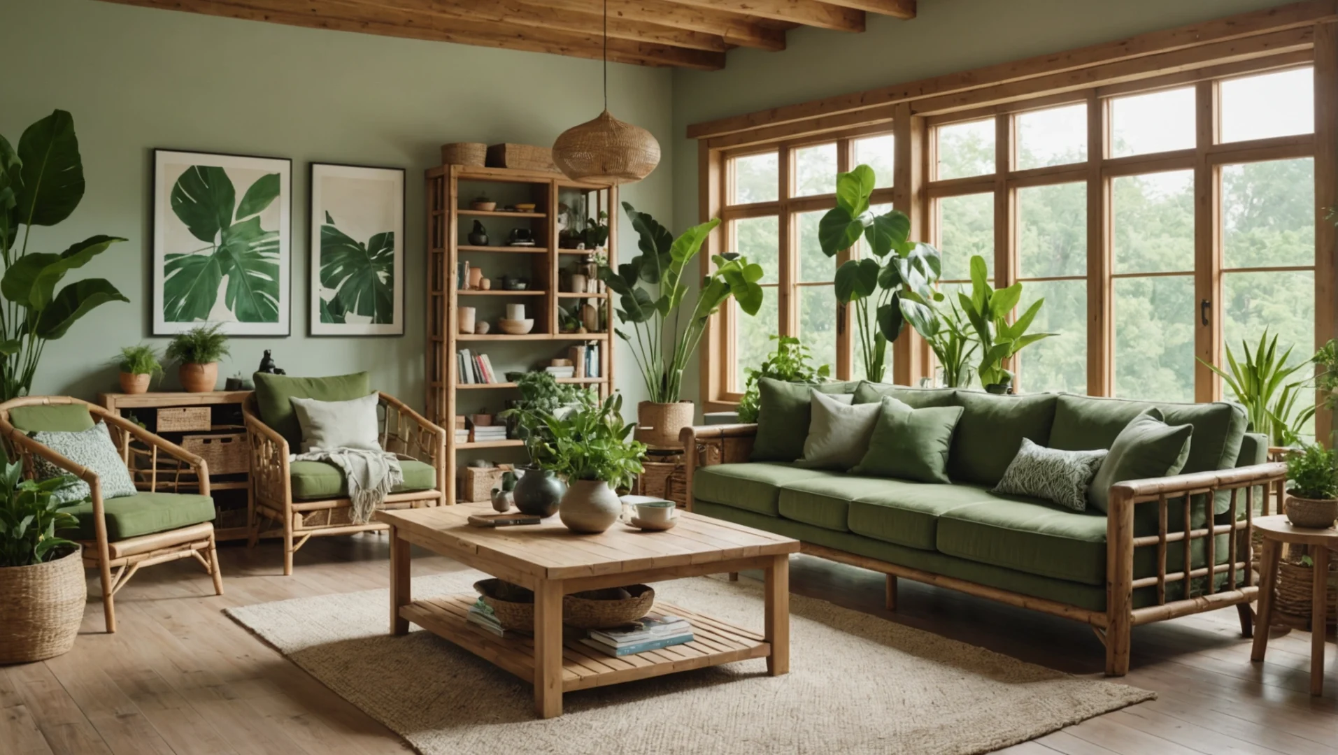 Adoptez le vert: maison écolo et harmonieuse