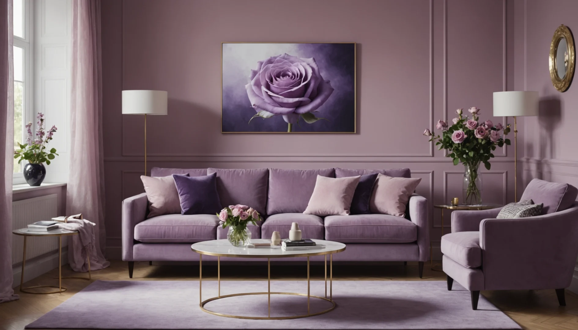 Transformez votre maison avec le violet rose apaisant